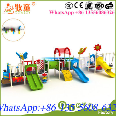 Kids Outdoor Plastic Playground, Plastic Playground Equipment Outdoor supplier