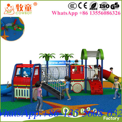 Kids Outdoor Plastic Playground, Plastic Playground Equipment Outdoor supplier