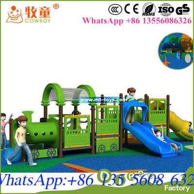 Kids Outdoor Plastic Playground, Plastic Playground Equipment Outdoor supplier