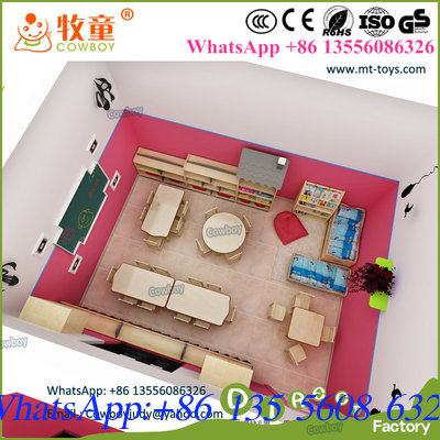 Guangzhou Cowboy New design wooden material  kids furniture for child care centres supplier
