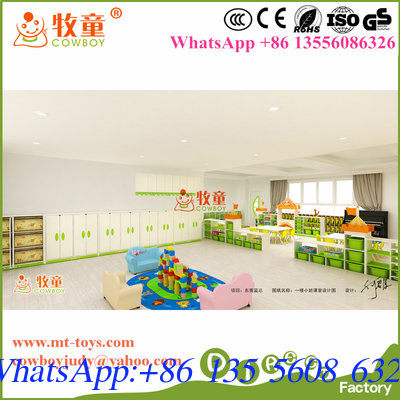 High Quality Mordern Preschool wooden furniture sets made in Guangzhou China supplier