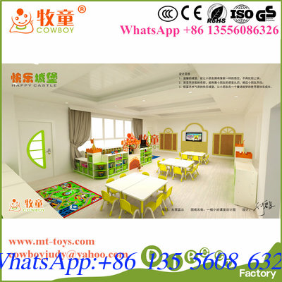 High Quality Mordern Preschool wooden furniture sets made in Guangzhou China supplier