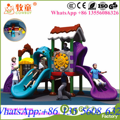 China Manufacturers direct sales multifunctional designs outdoor kids plastic playground equipment supplier