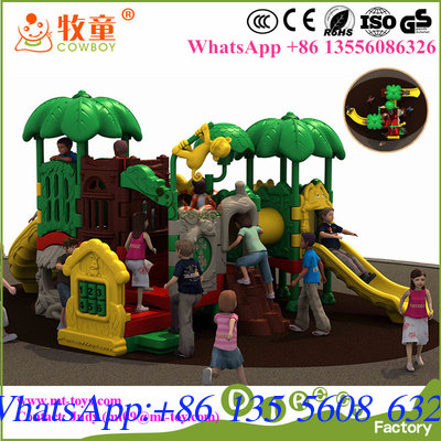 China Manufacturers direct sales multifunctional designs outdoor kids plastic playground equipment supplier