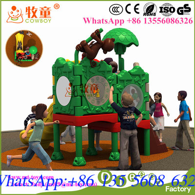 China Manufacturers direct sales multifunctional designs outdoor kids plastic playground equipment supplier