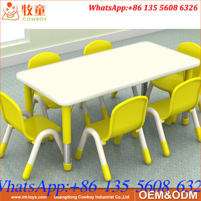 MDF Material Flower Shape Kindergarten Preschool Furniture Children Tables for Pre school supplier