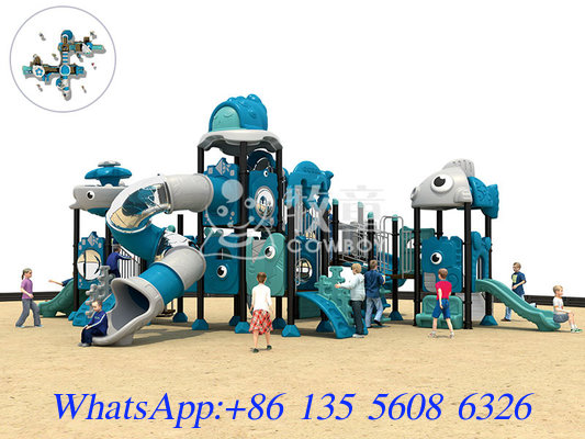 Galvanized Steel Pipe And LLDPE Plastic Jungle Play Outdoor Playground Equipment MT-MLY0299 supplier