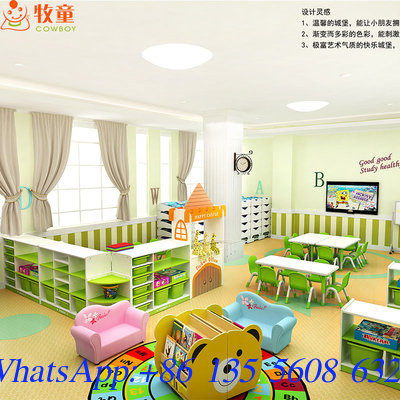 One stop solution provider K-12 school classroom furniture set up kids preschool project design supplier