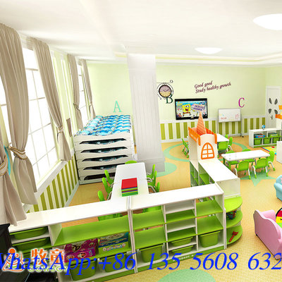 China Factory Price Hot Sale HDF Wood Children  School Classroom Furniture for Sale supplier