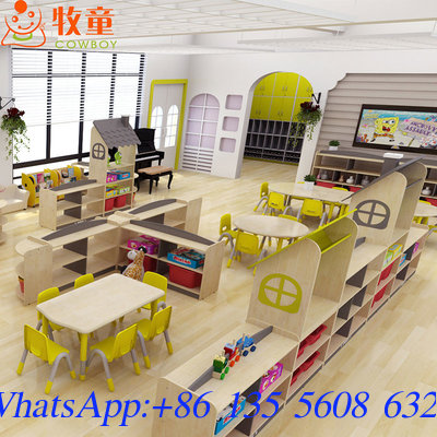 China Factory Price Hot Sale HDF Wood Children  School Classroom Furniture for Sale supplier