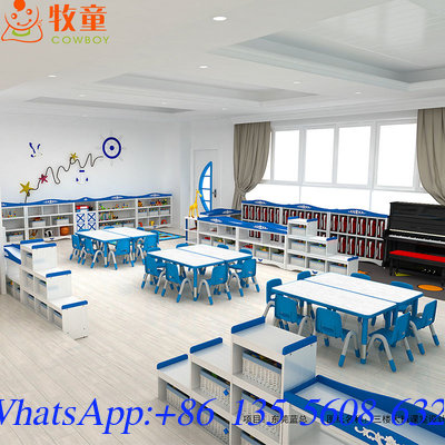 China Factory Price Hot Sale HDF Wood Children  School Classroom Furniture for Sale supplier