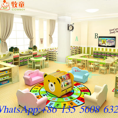 One stop solution provider K-12 school classroom furniture set up kids preschool project design supplier