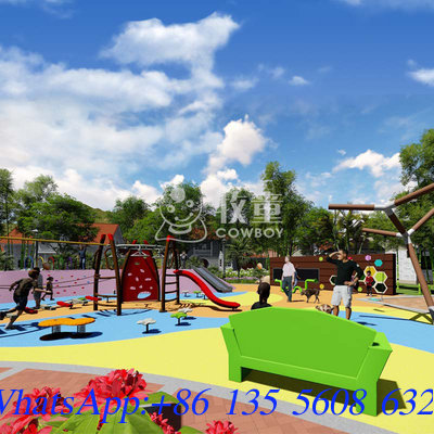 COWBOY Outdoor Theme Park Design Outdoor Playground Design for community supplier