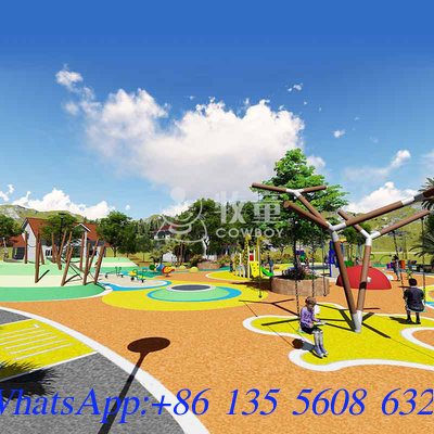 COWBOY Outdoor Theme Park Design Outdoor Playground Design for community supplier