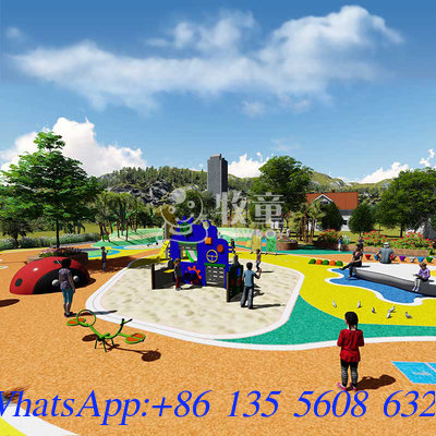 Professional Resort Plastic material outdoor play toys for children supplier