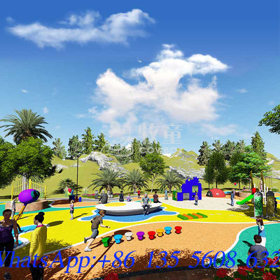 China factory offer Outdoor play structure playground customized design for landscape supplier