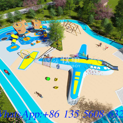 Outdoor play area design attractive resort commercial playground equipment manufacturer from China supplier
