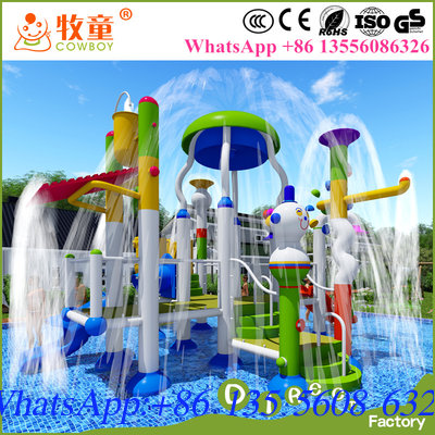 China factory splash pad pool aquatic play equipment for hotel swimming pool supplier