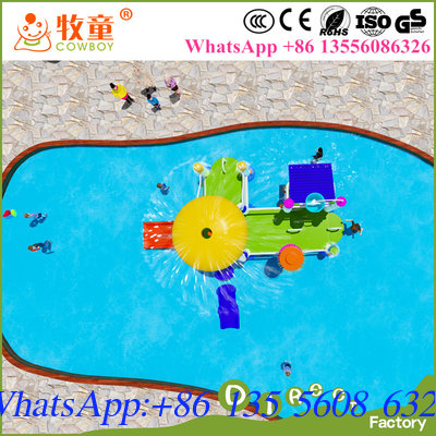 Never rusted fiberglass small aqua park aquatic play spray attractions for children supplier