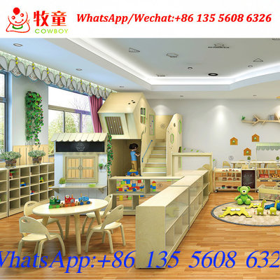 Children wood table and chairs Wooden Montessori School Furniture factory in China supplier
