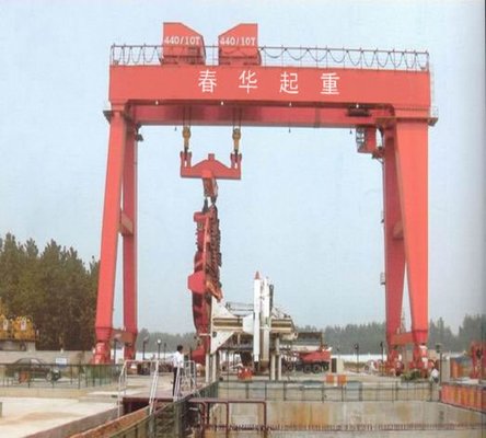 50 tons of big tonnage average 50 t gantry crane double girder gantry crane