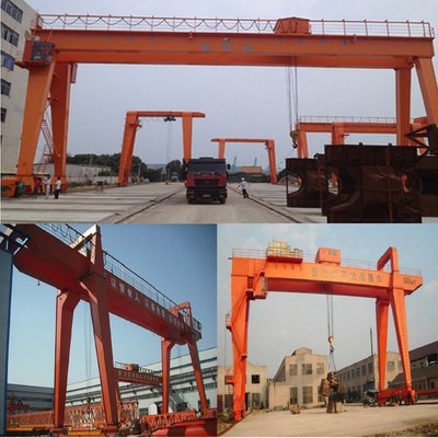 Provide MG type construction machinery double girder gantry crane, double girder crane 50 t