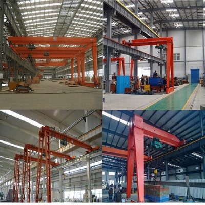 MGB semi gantry crane 5 ~ 50 tons double girder gantry crane single-girder gantry crane