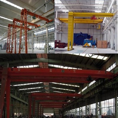MGB semi gantry crane 5 ~ 50 tons double girder gantry crane single-girder gantry crane