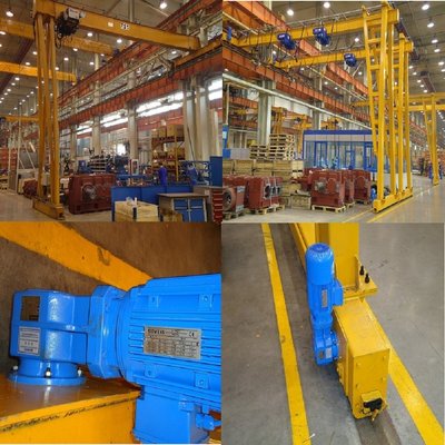MGB semi gantry crane 5 ~ 50 tons double girder gantry crane single-girder gantry crane