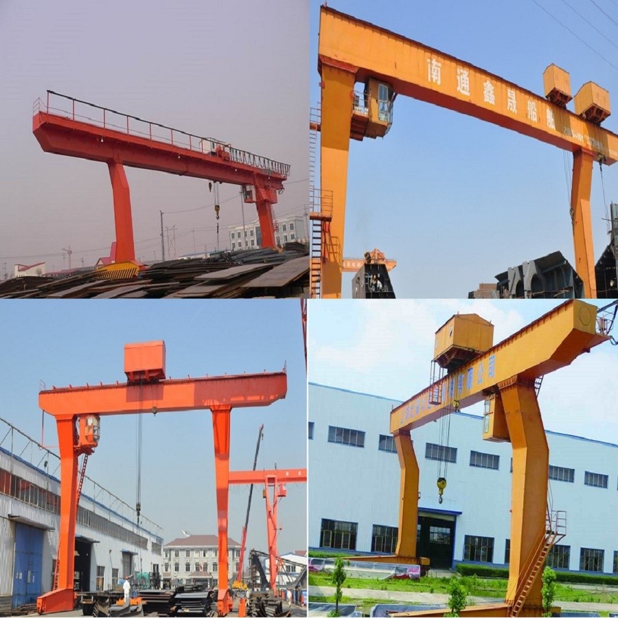 35 meters MDGS type single-girder gantry crane, hook gantry crane 20 tons 32 tons