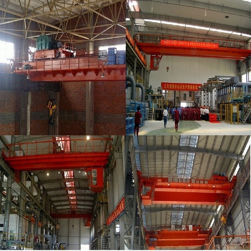QD type electromotive double girder gantry crane 16 t - 25 m