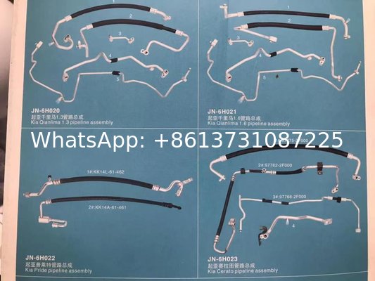 Auto air conditioning plumbing Suction Line A/C Hose Pipe Aluminium Fitting Assembly 55116556AA 55116556AB