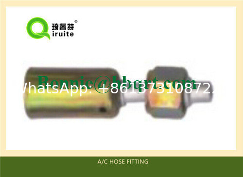 Fitting(Iron) #8/Straight M22x1.5 Environment-friendly Al joint Auto Air Conditioning Hose Fitting