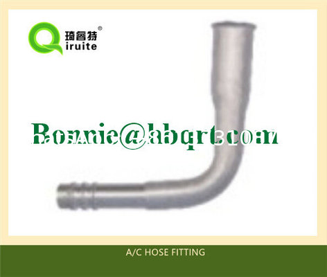 universal air conditioning iron beadlock hose fitting AC beadlock fitting crimp on fitting #5 45 degree