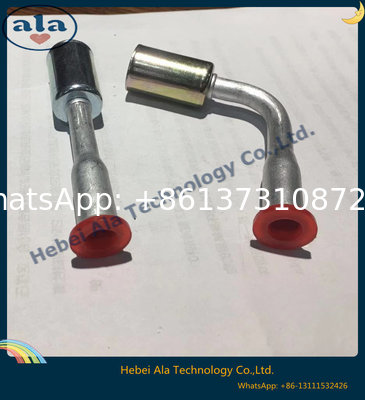universal air conditioning iron beadlock hose fitting AC beadlock fitting crimp on fitting #5 45 degree