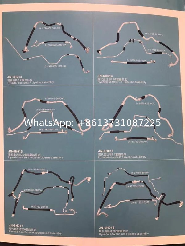 AC Hose, automobile air conditioning hose assemblies, Rubber automobile air conditioning hose assemblies