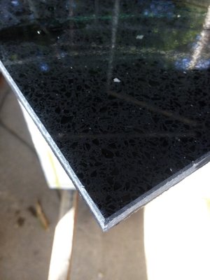 Shinning Polished Quartz Floor Tiles Black Quartz Tiles Tremendous Choice