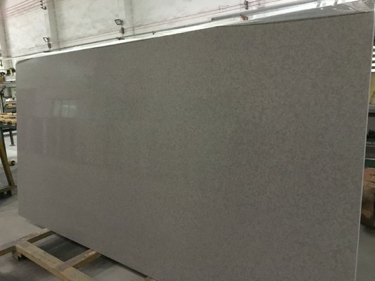 Jumbo Quartz Stone Slabs Laminated Edge Kitchen Countertops US Market Prefered