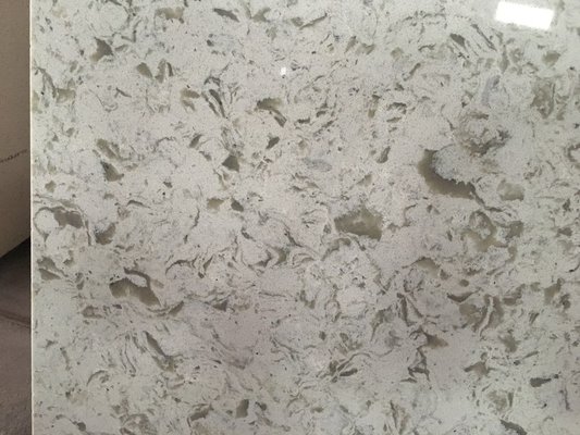 US Market Top Sale Engineered Quartz Stone For Countertops / Vanity Tops 126''x63'' Slabs