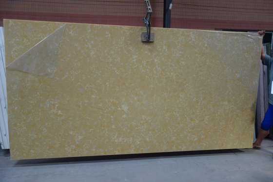 NSF Green Guard Synthetic Stone Quartz Vanity Tops Honey Onyx 3200 mm x 1600 mm