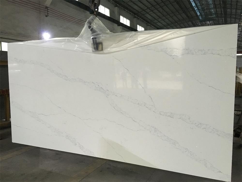 Calacatta New Custom Artificial Quartz Stone Surface ISO9001/NSF