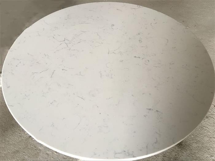NSF / CE Certificate Quartz Stone Table Top Countertops Resistant To Scratches