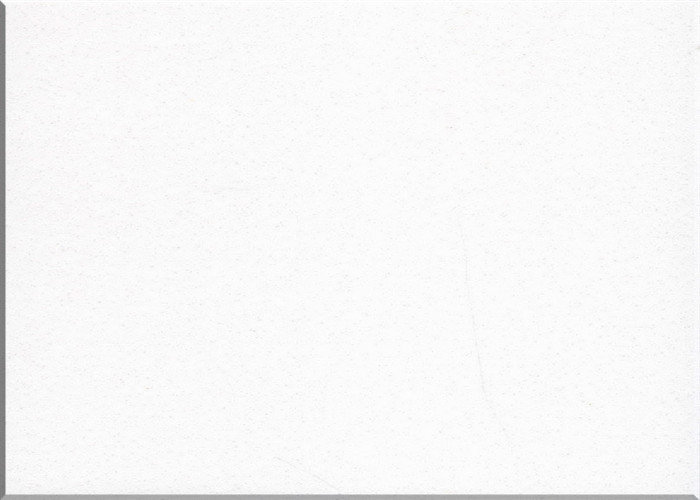 Solid White Engineered Quartz Stone 30mm Slabs for Countertops , Benchtops , Worktops