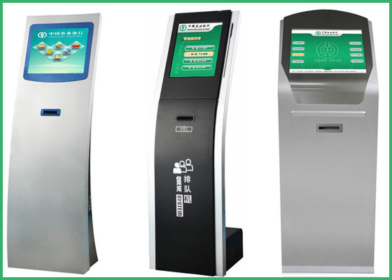 17 inch touch screen Queue Management System Ticket Kiosk Juumei QK002