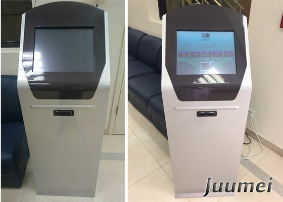 17 inch touch screen Queue Management System Ticket Kiosk Juumei QK002