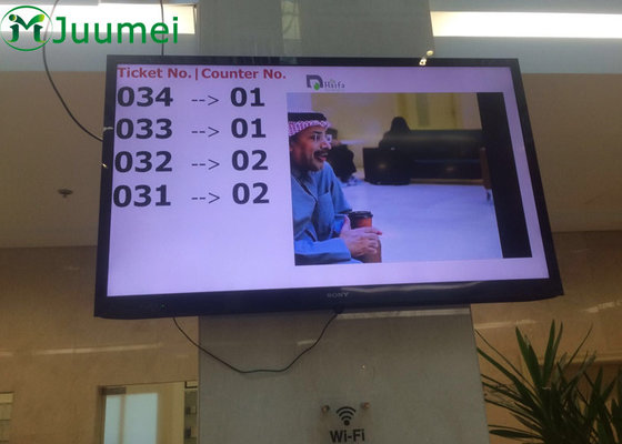 Flcd Digital Signage Display Wireless Calling System With 42" Screen
