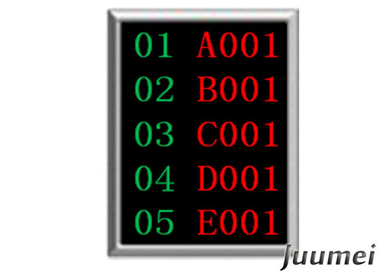 Queue Number Display Function and Indoor Usage Juumei Queue Token Number Dot Matrix LED Counter/Teller Display