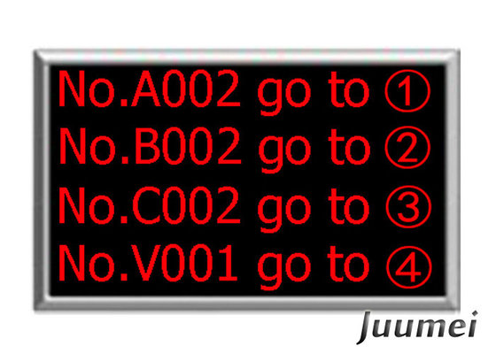 Queue Number Display Function and Indoor Usage Juumei Queue Token Number Dot Matrix LED Counter/Teller Display