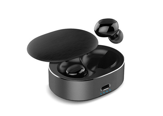 V5.0 Wireless TWS Bluetooth Earphone , In Ear Sport Bluetooth Headset With Charging Bin