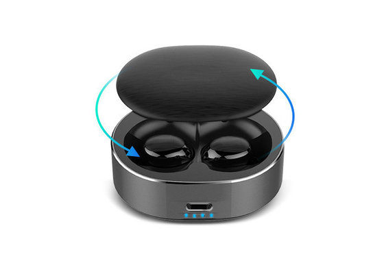 V5.0 Wireless TWS Bluetooth Earphone , In Ear Sport Bluetooth Headset With Charging Bin